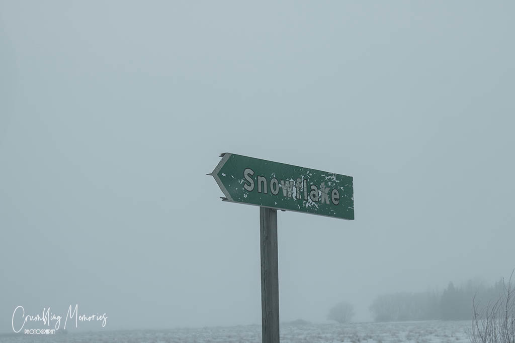 SNOWFLAKE, MANITOBA – CRUMBLING MEMORIES